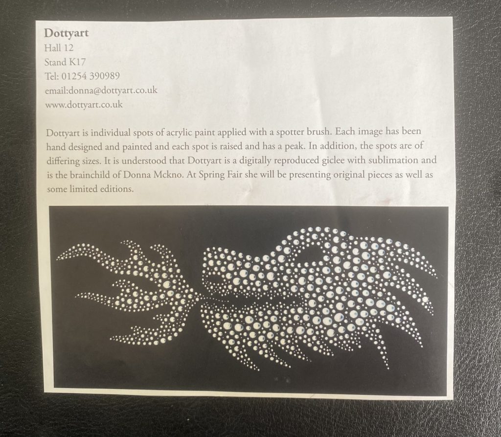 Past Press and Exhibitions. – Dotty Art by Donna